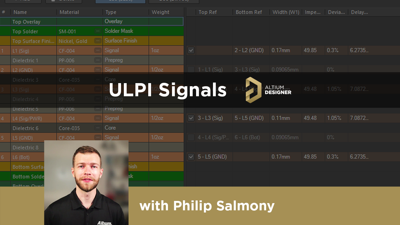 USB High Speed ULPI Routing | Philip Salmony | Industry Expert | Altium Designer